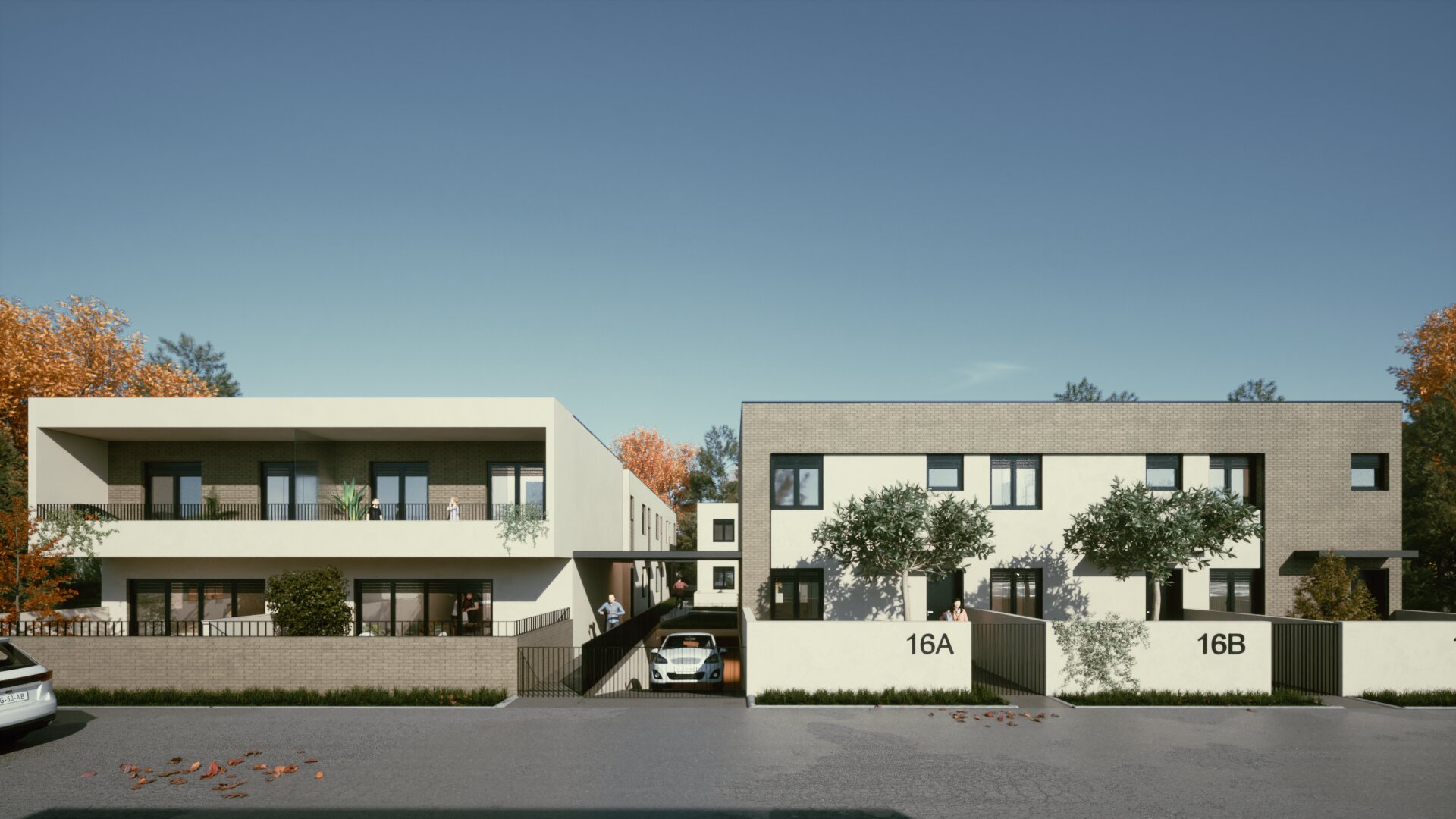 Townhouse complex Domitrovićeva - Gajnice - Dizajn et cetera